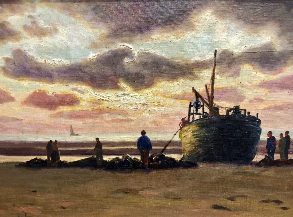 Visite au musée de Berck-sur-Mer, vitrine de l'école de peinture locale
