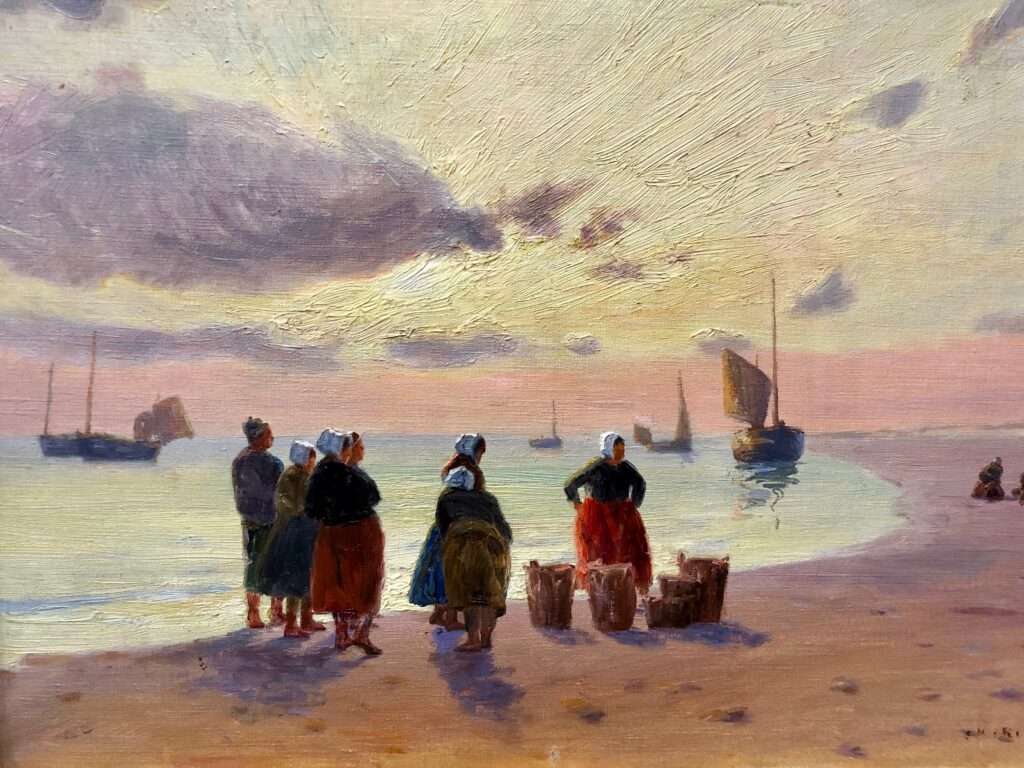 Visite au musée de Berck-sur-Mer, vitrine de l'école de peinture locale