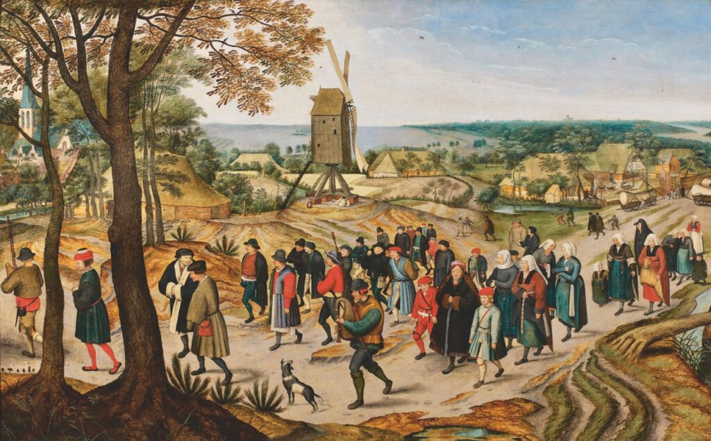 Cassel expo Pieter Brueghel deux Cortège de noces - Plus au nord