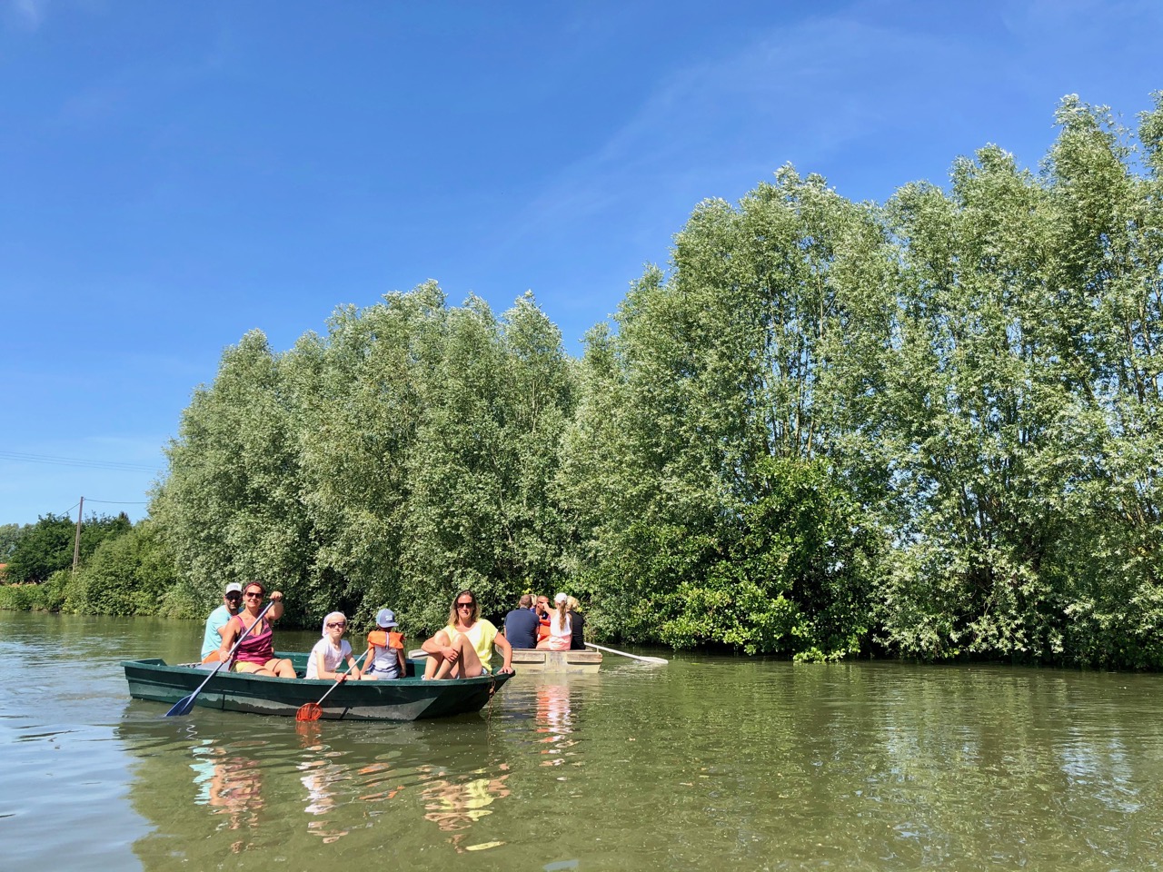 Marais-audomarois-Isnor-barque-rames - Plus au nord