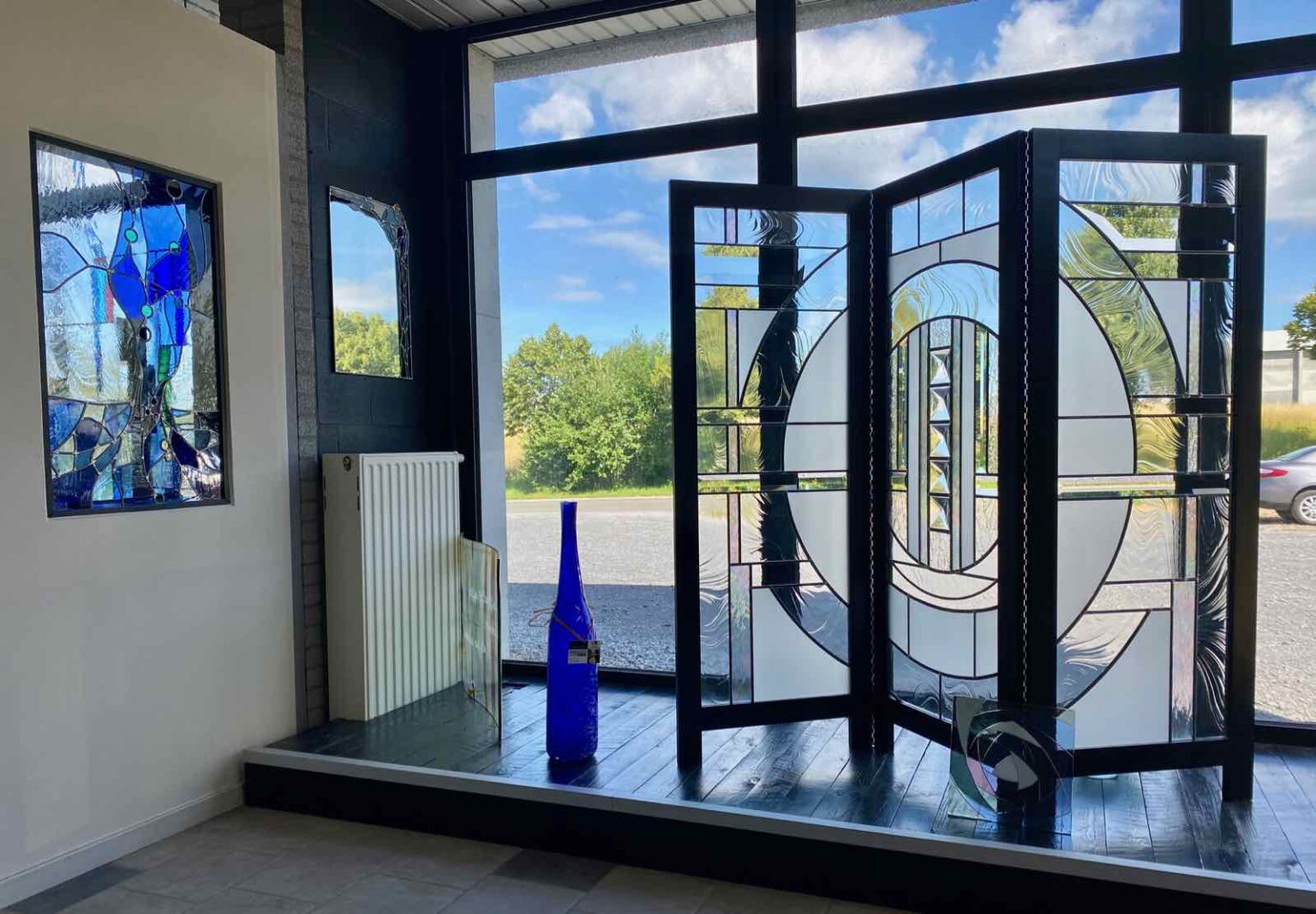 Mon nouveau vitrail Art déco *réalisé par Verronimo* - Plus au nord