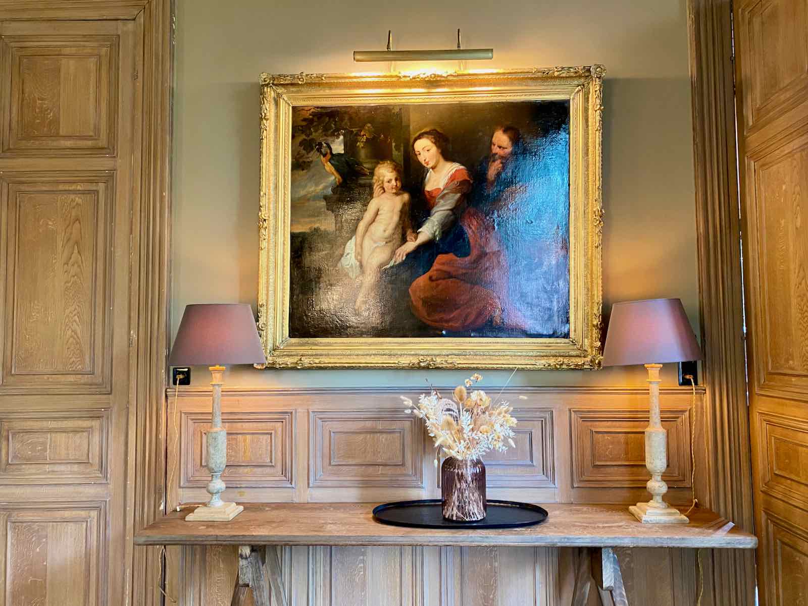 Bruges-chateau-Ten-Torre-console - Plus au nord
